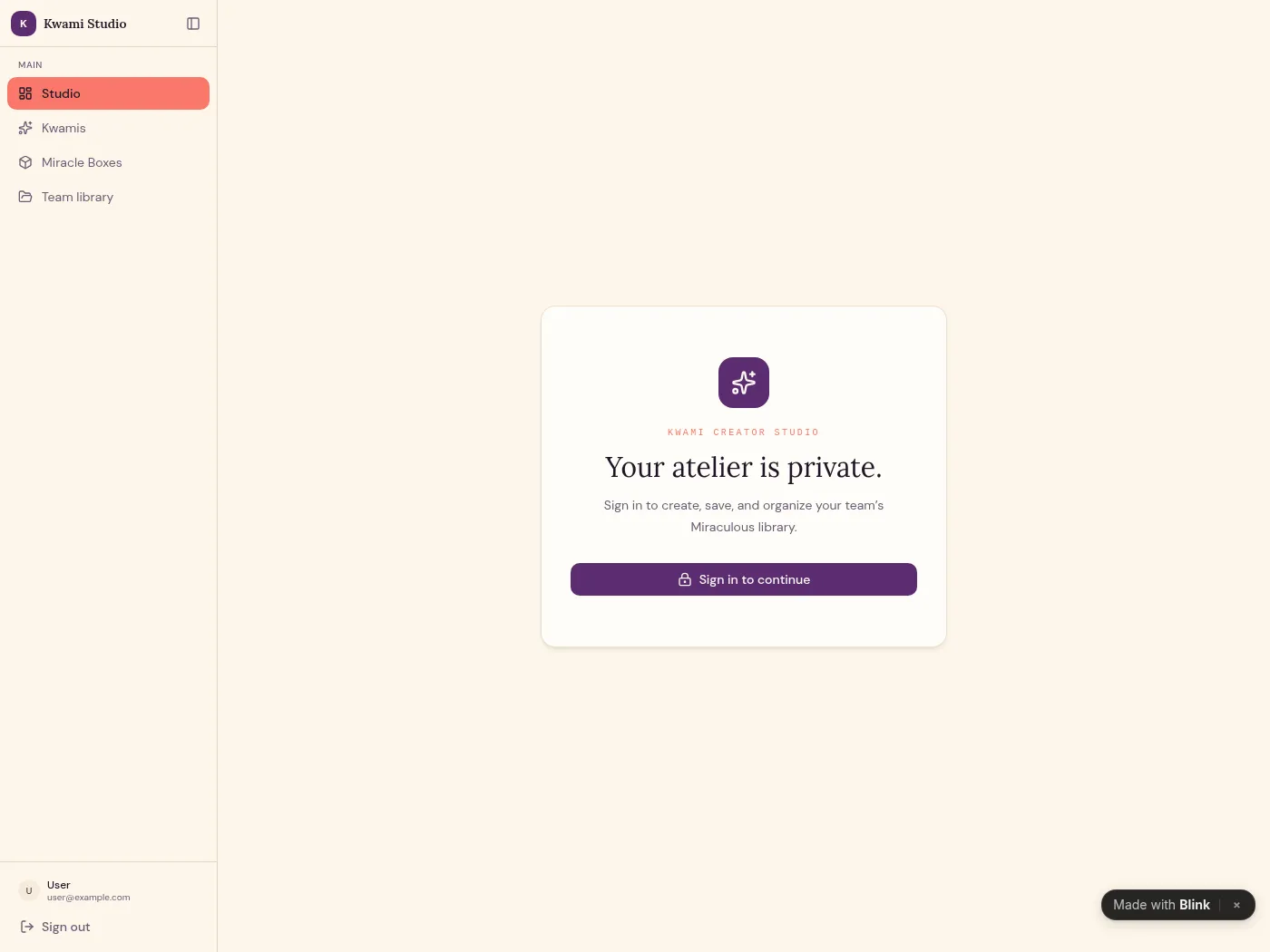 Kwami Creator Studio