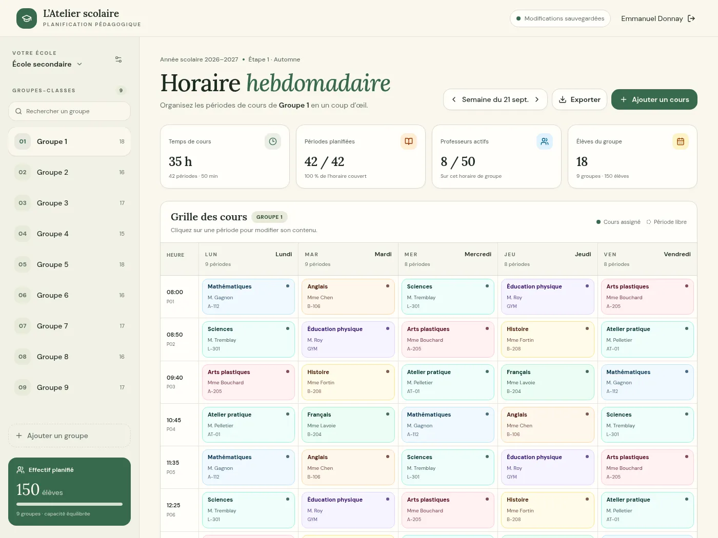 Smart School Scheduler