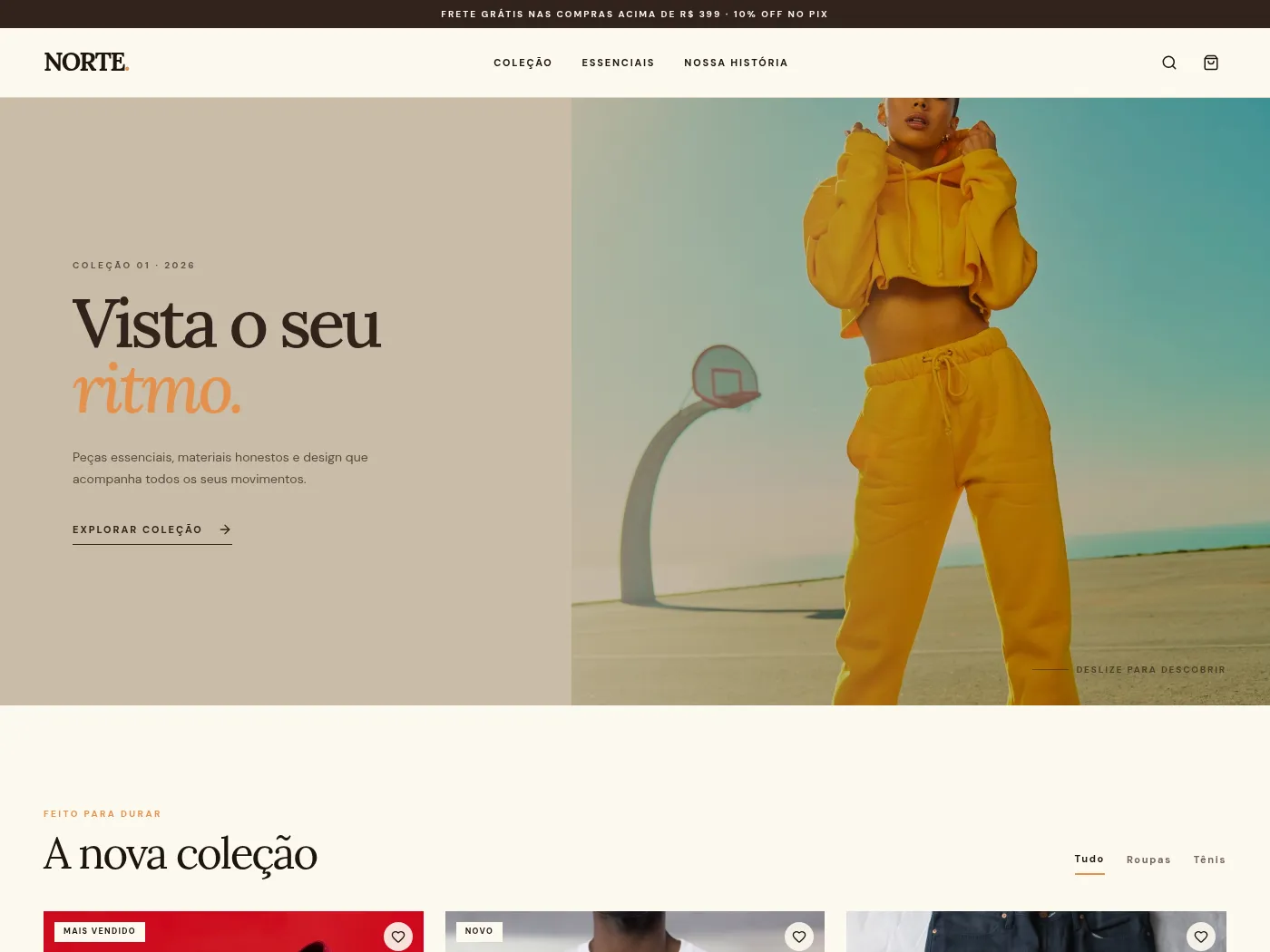 Norte Casual E-Commerce