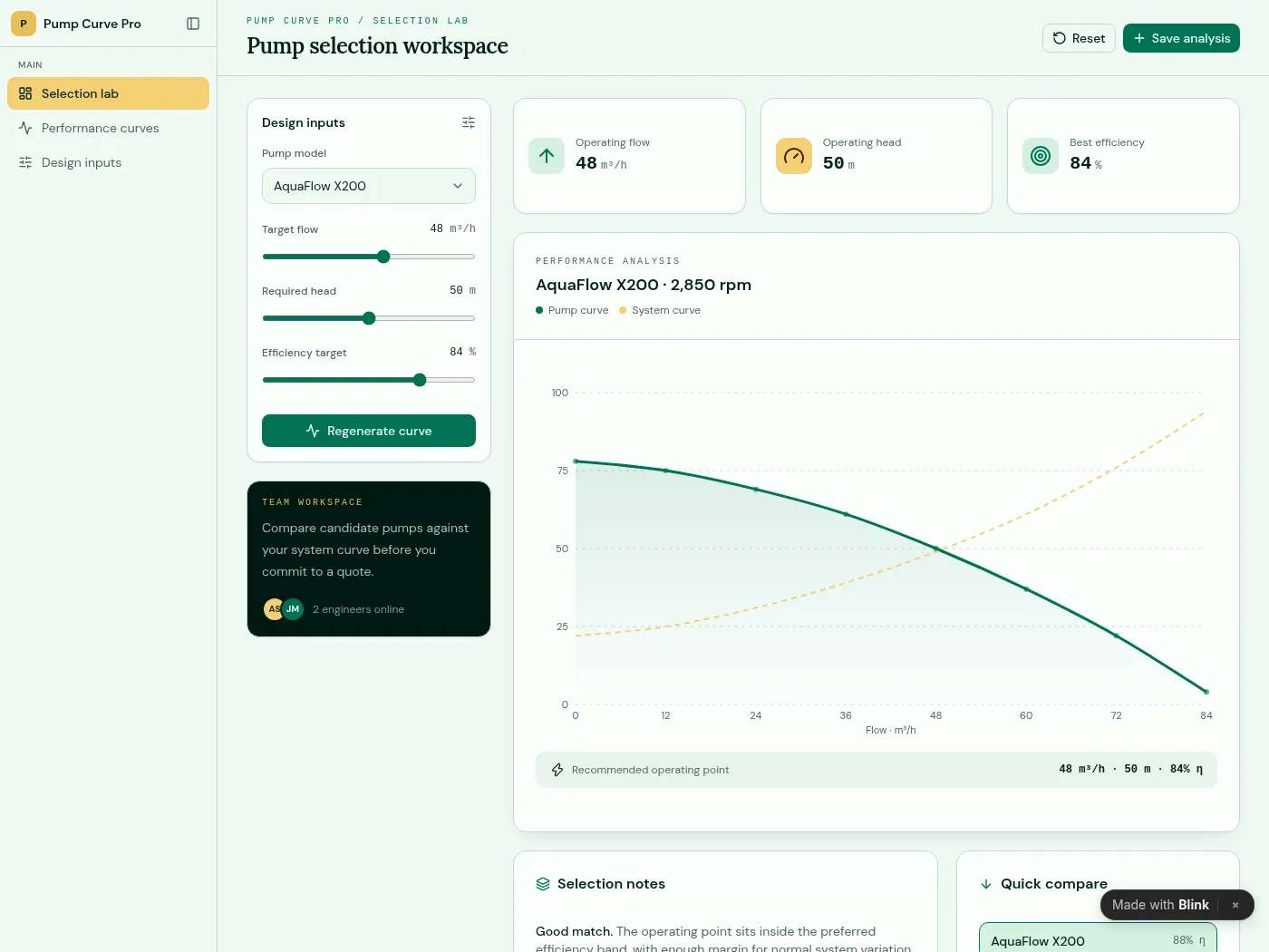 Pump Curve Pro
