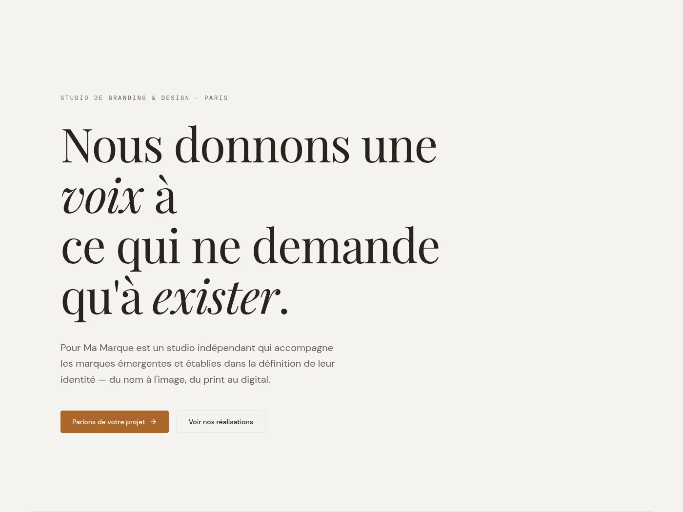 Pour Ma Marque Site