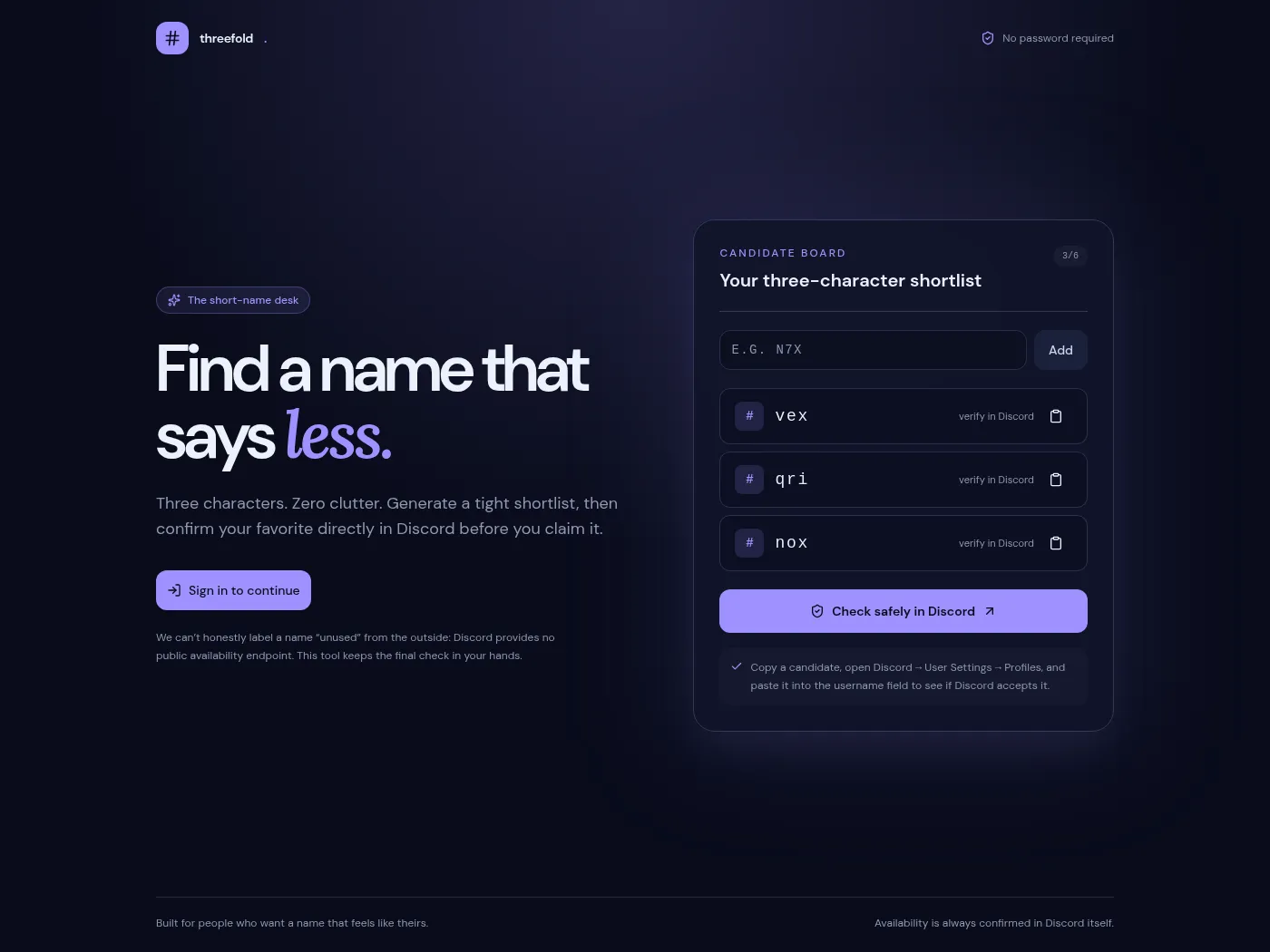 Discord Name Checker