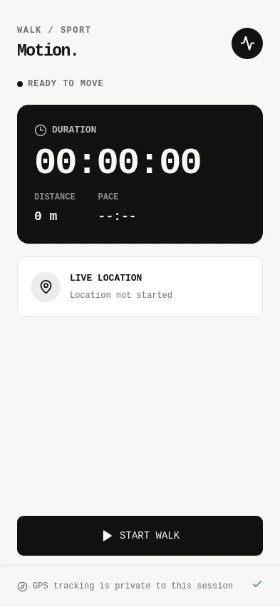 Walk & Sport Tracker
