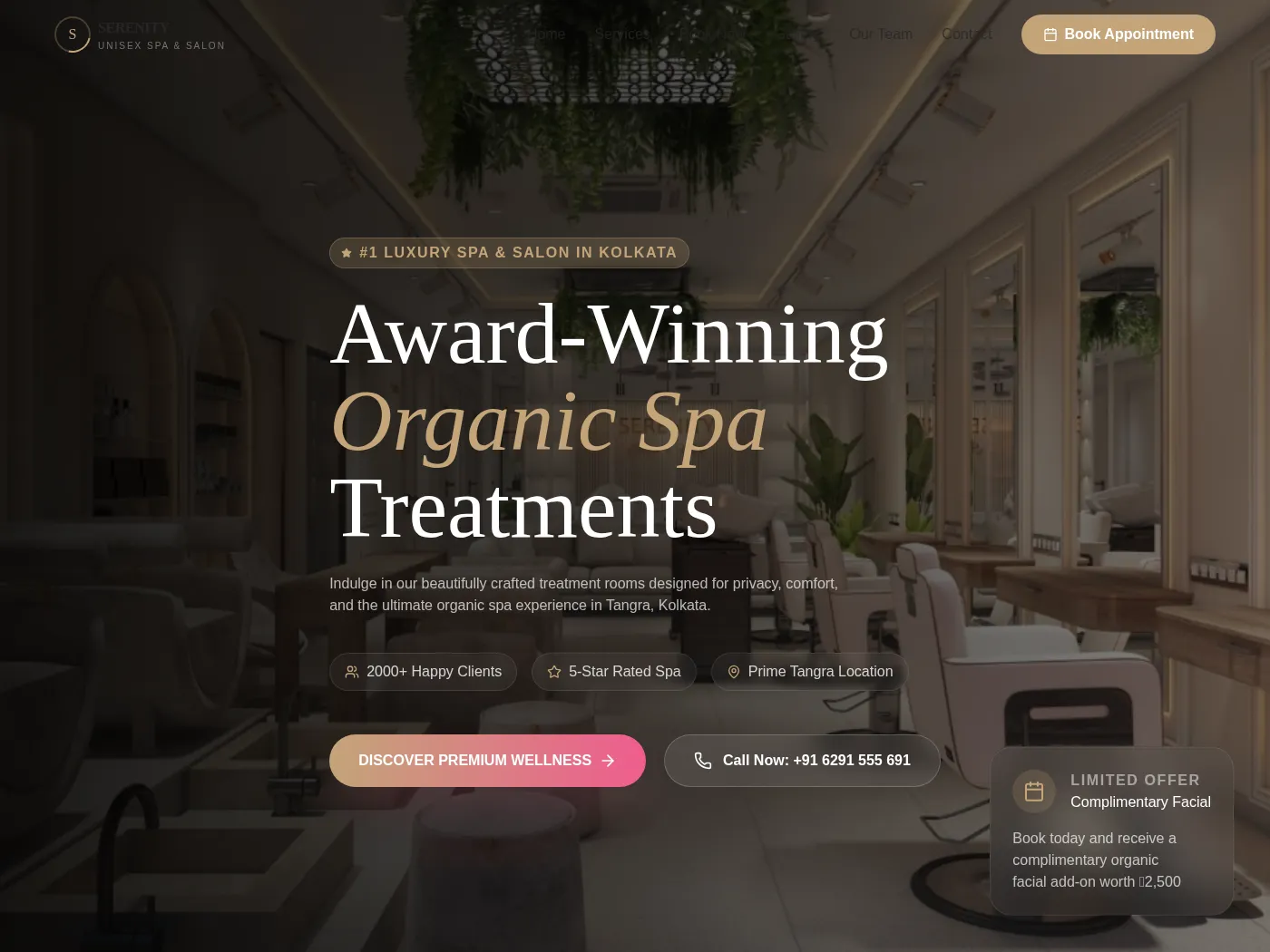 Serenity Salon Clone