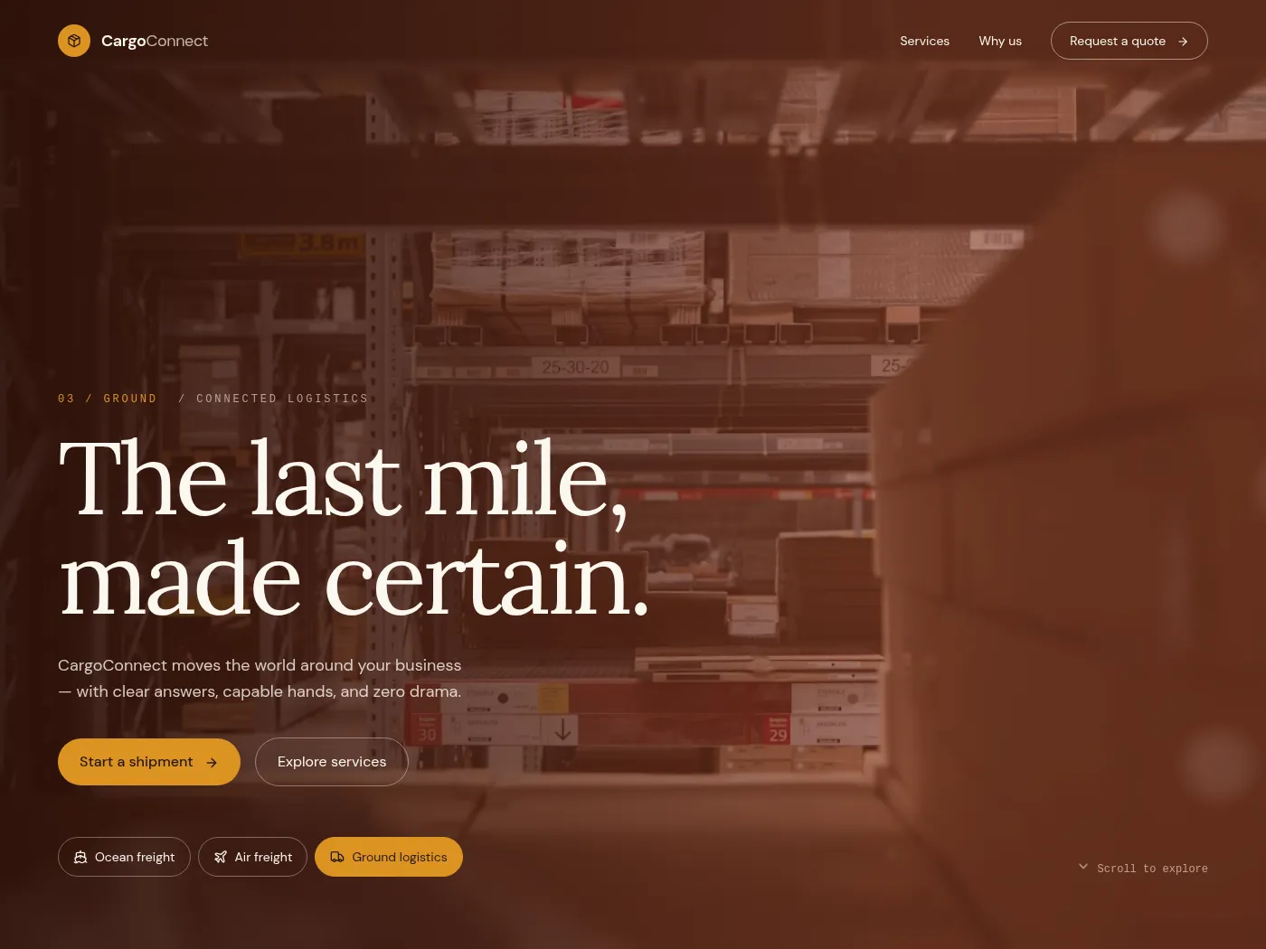 CargoConnect Pro Site