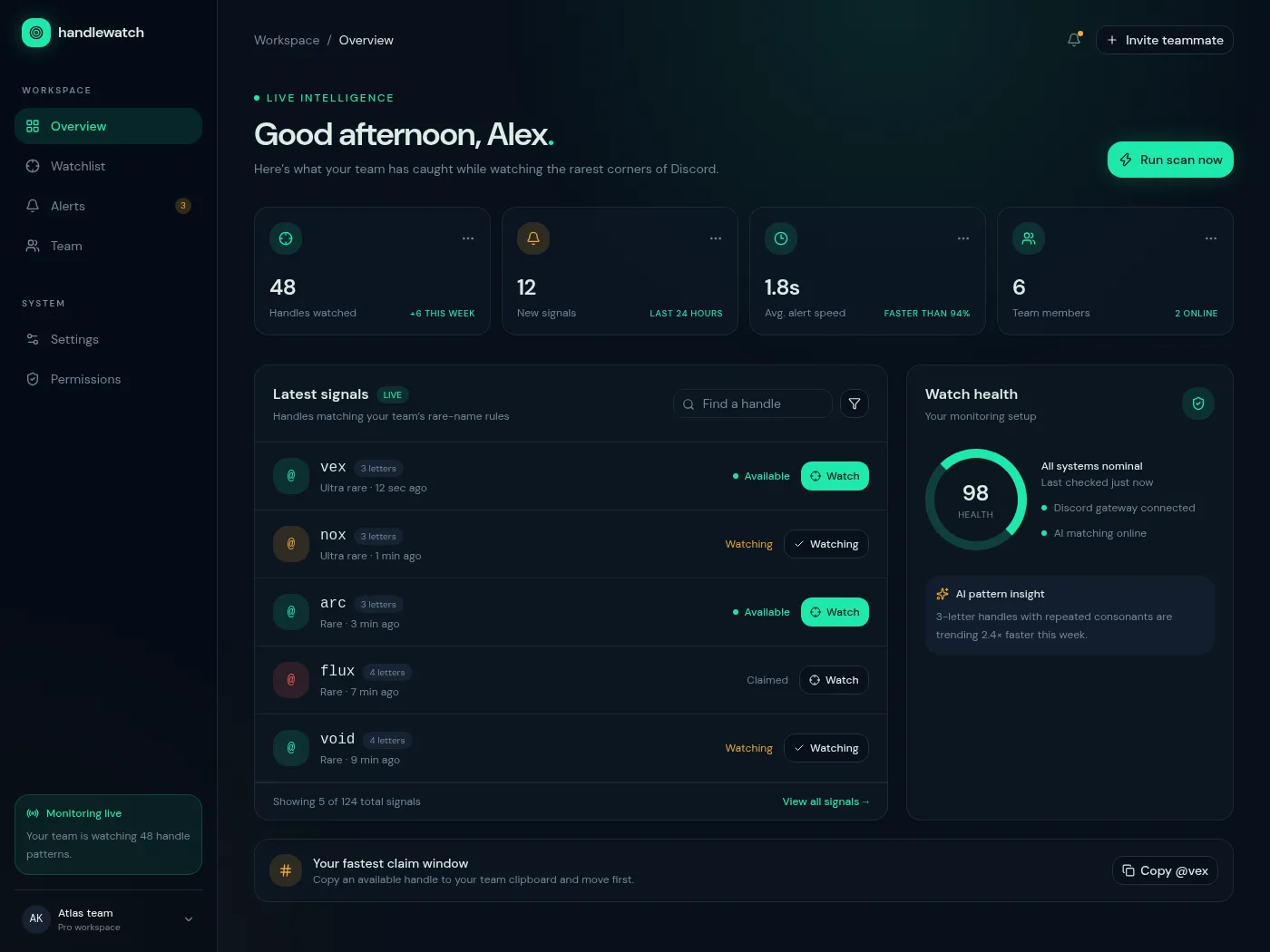 Discord Name Sniper