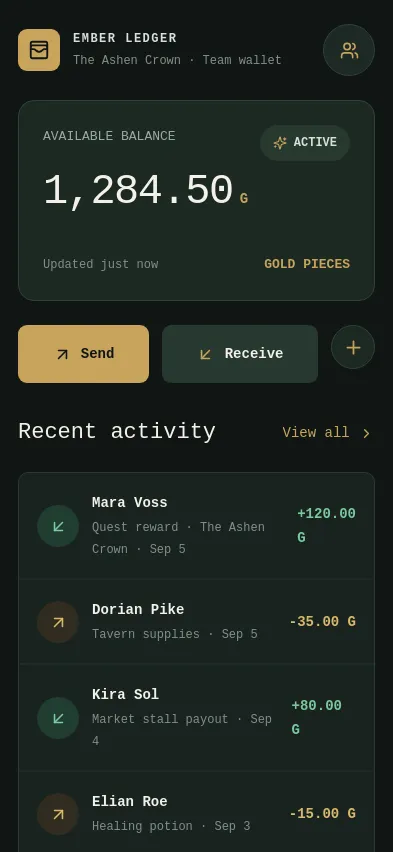 LARP Wallet App