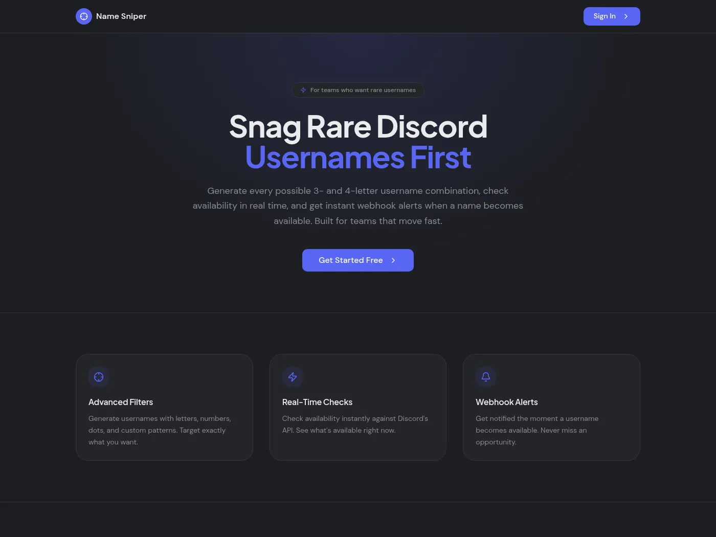Discord Name Sniper