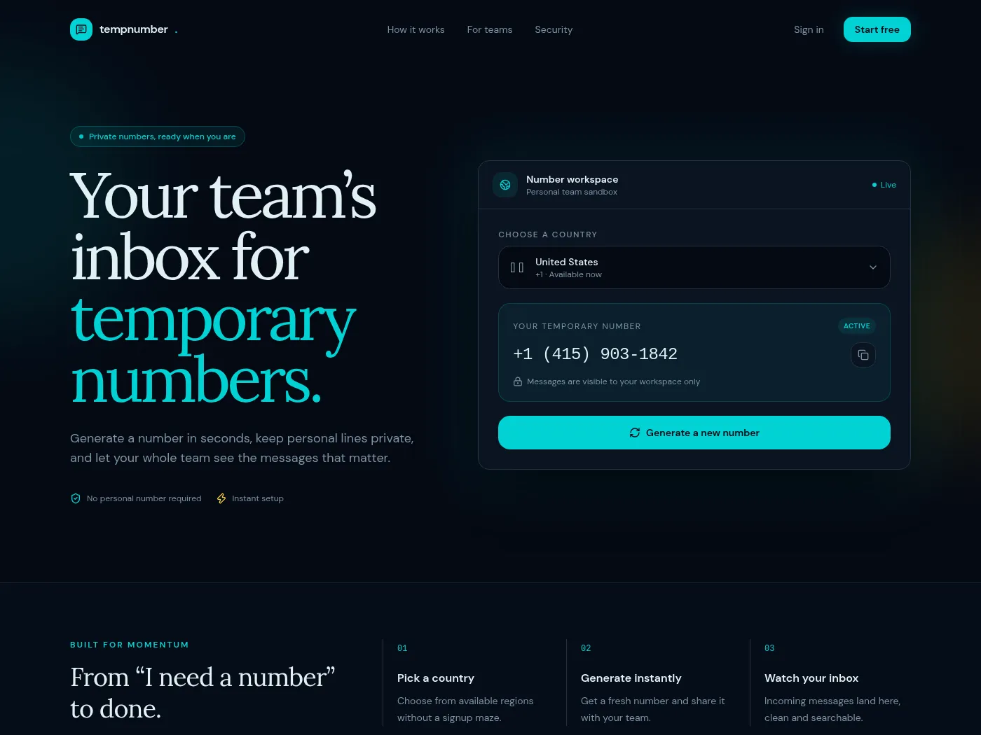 TempNumber Pro