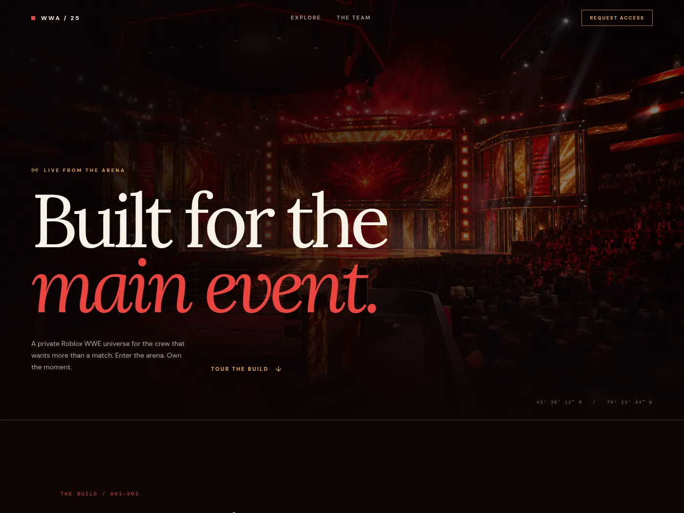 Roblox WWE Arena 2025