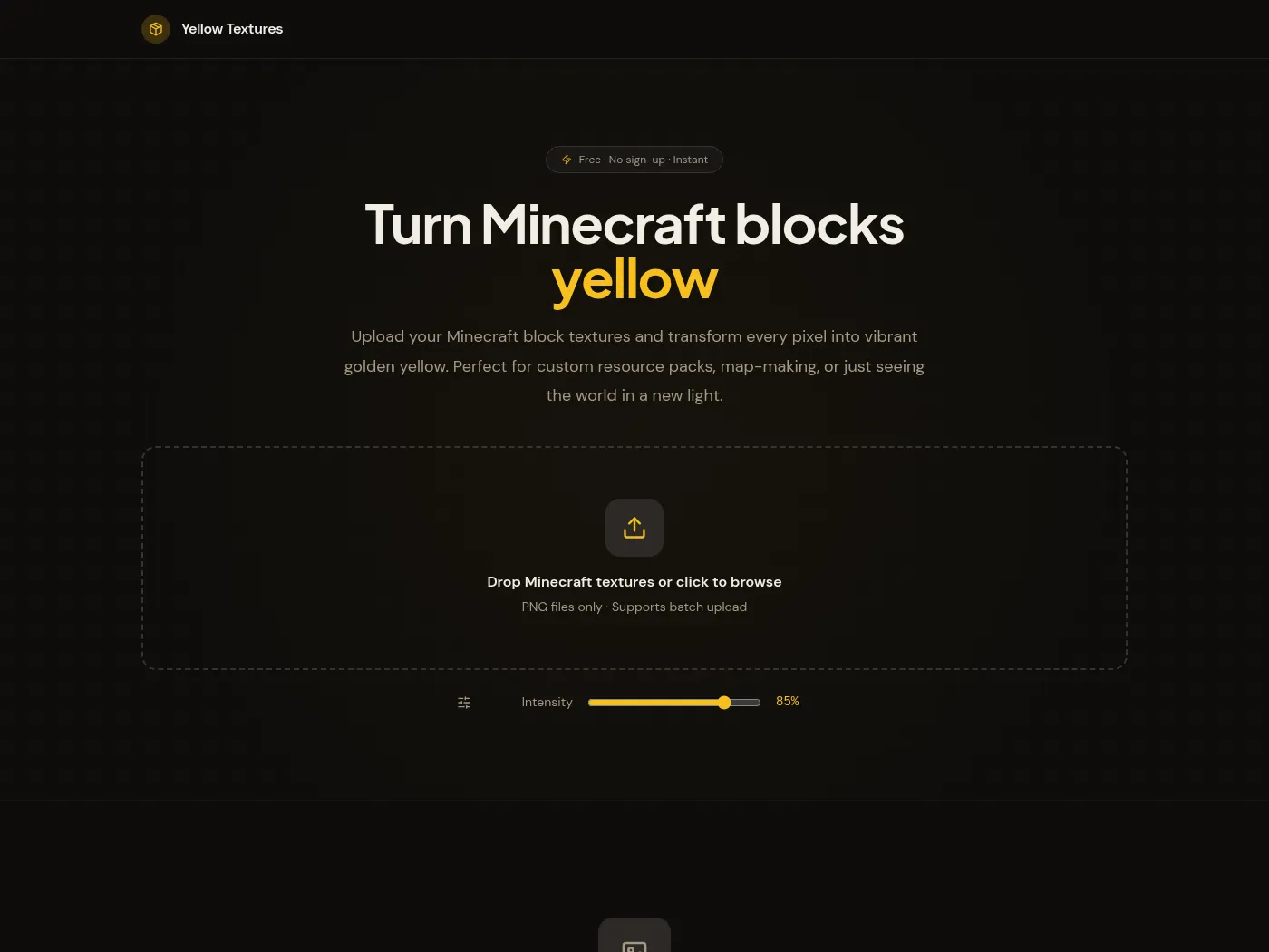 Minecraft Yellow Textures