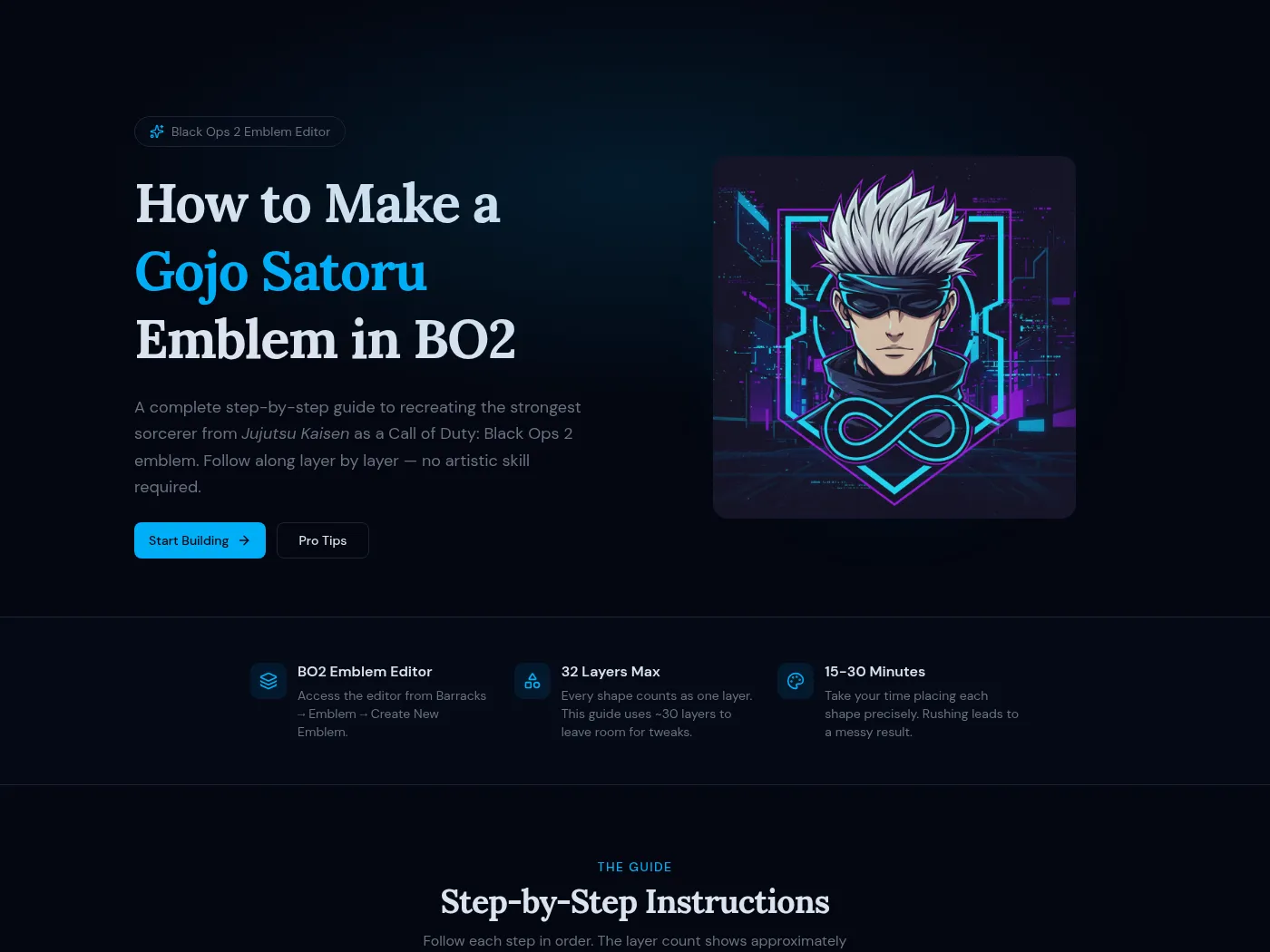 Gojo Emblem Guide
