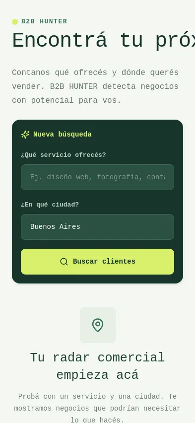 B2B Hunter App