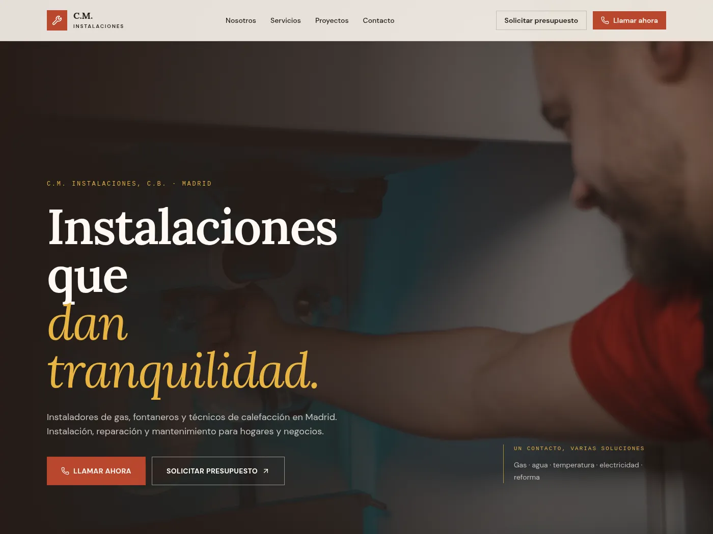 CM Instalaciones Web
