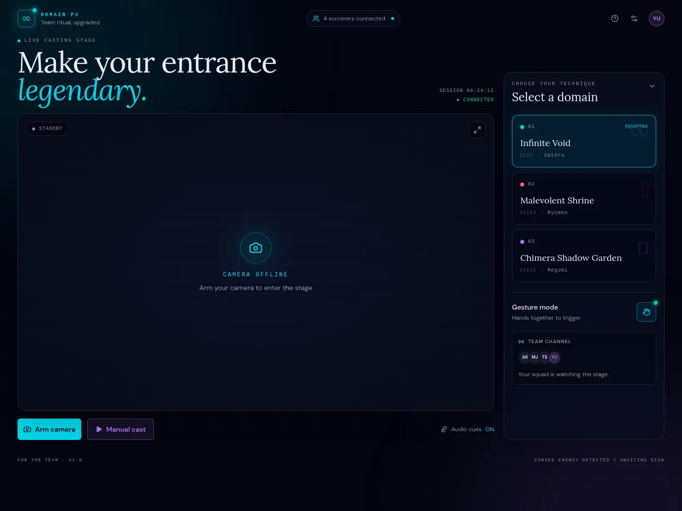 Domain Expansion Live FX