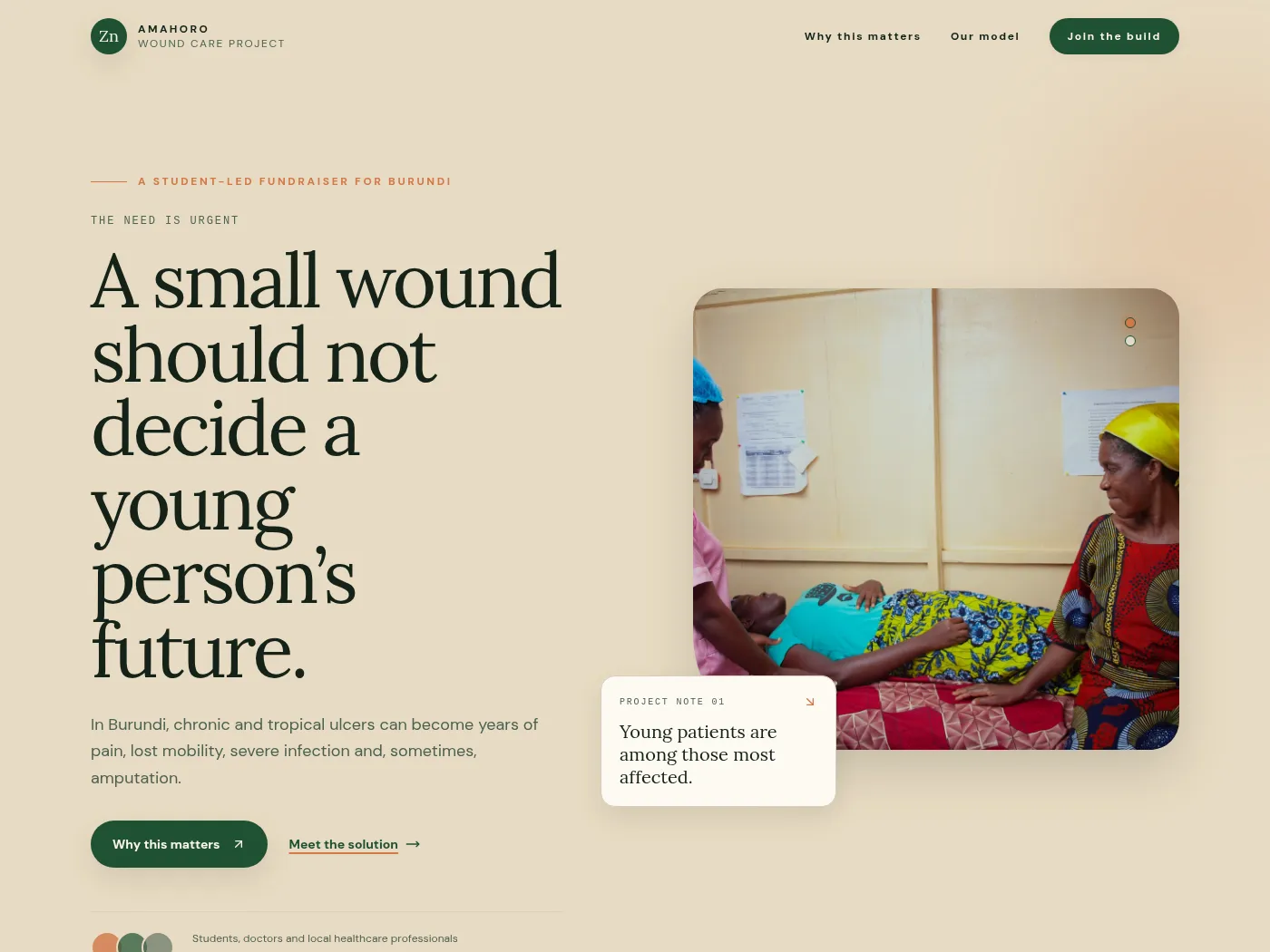 Burundi Wound Care Fundraiser