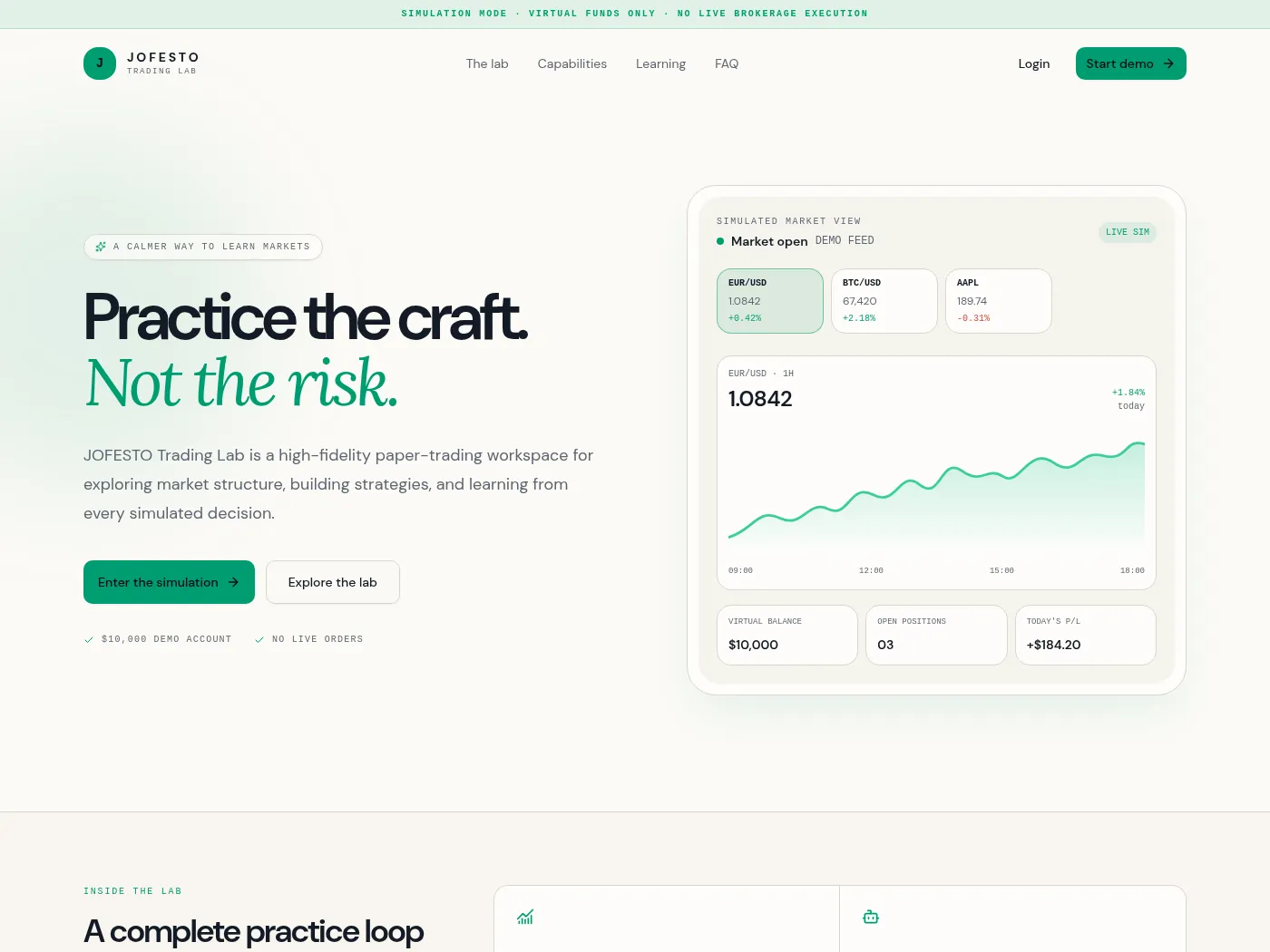JOFESTO Trading Lab