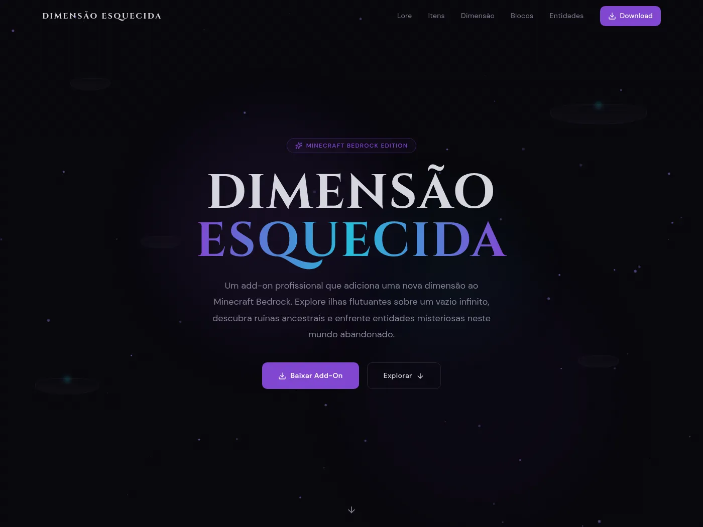 Dimensão Esquecida Add-On