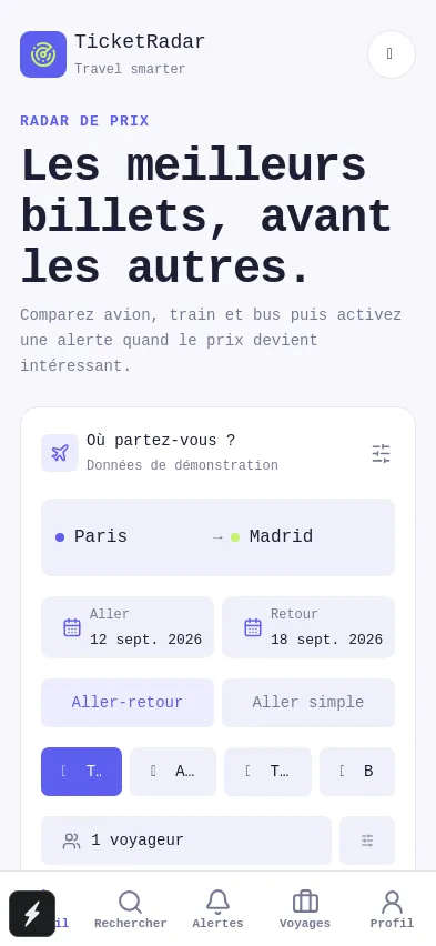 TicketRadar Mobile