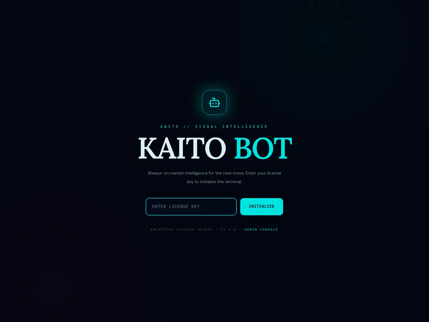 KAITO BOT Trading App