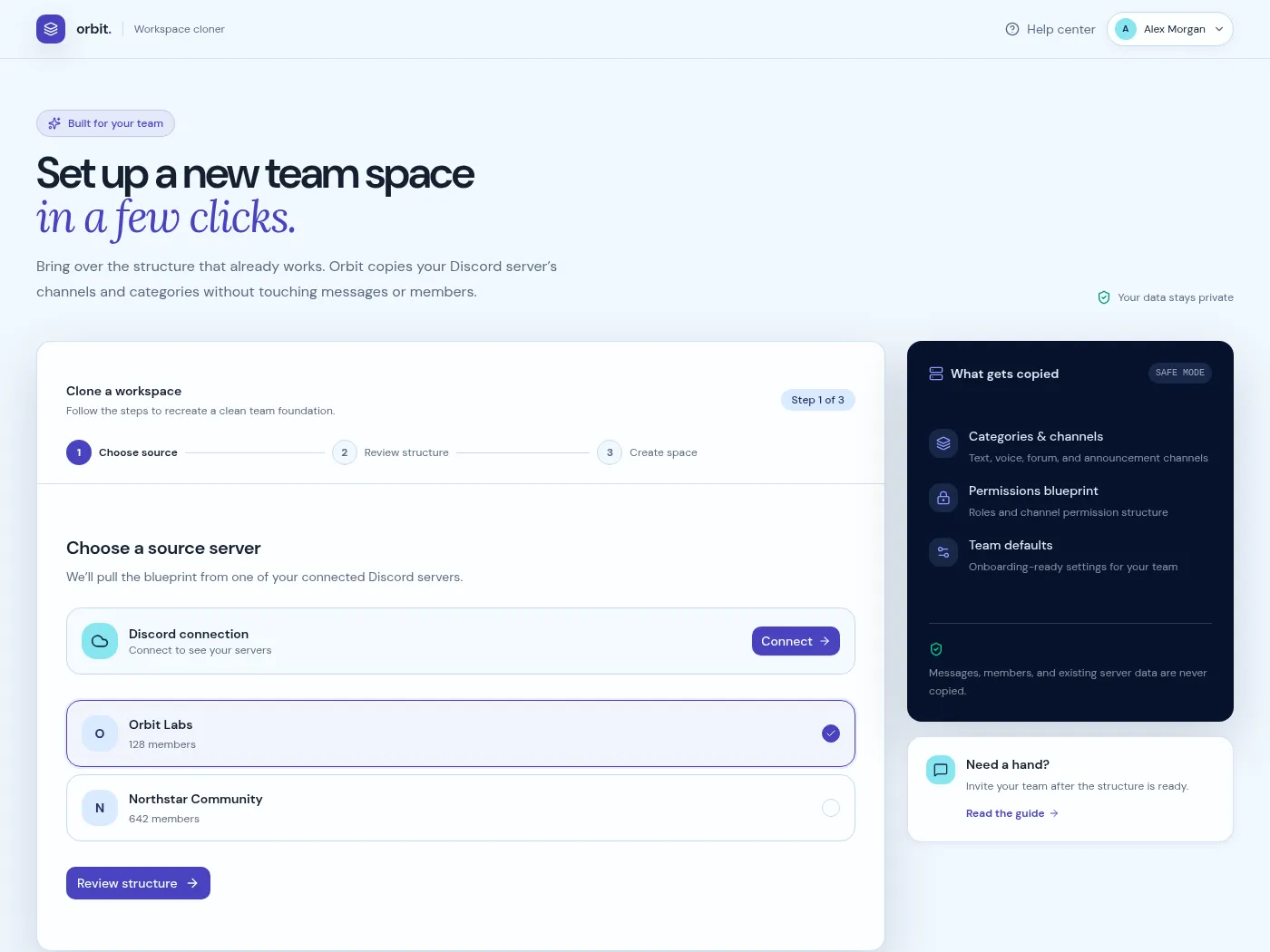 Discord Server Cloner