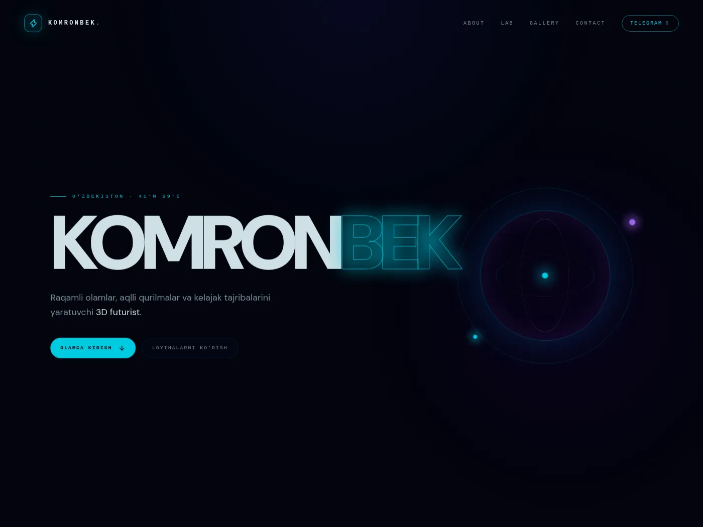 Komronbek 3D Futurist
