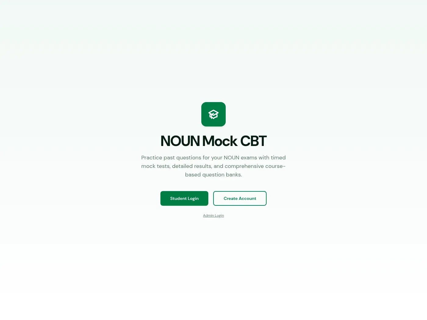 NOUN Mock CBT Web App
