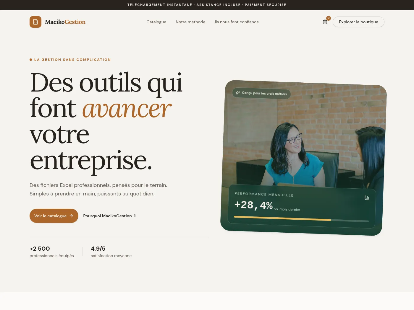MacikoGestion Web Shop