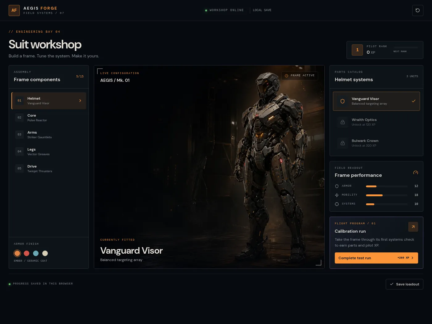 Ironman Suit Builder
