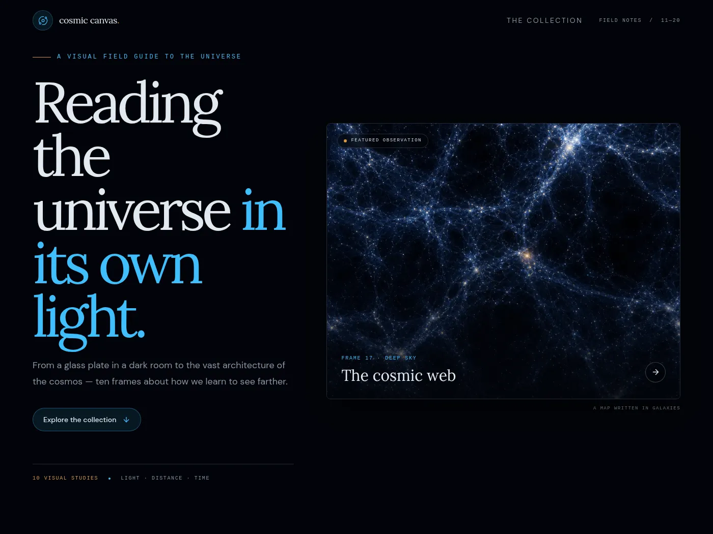Cosmic Canvas Visualizer