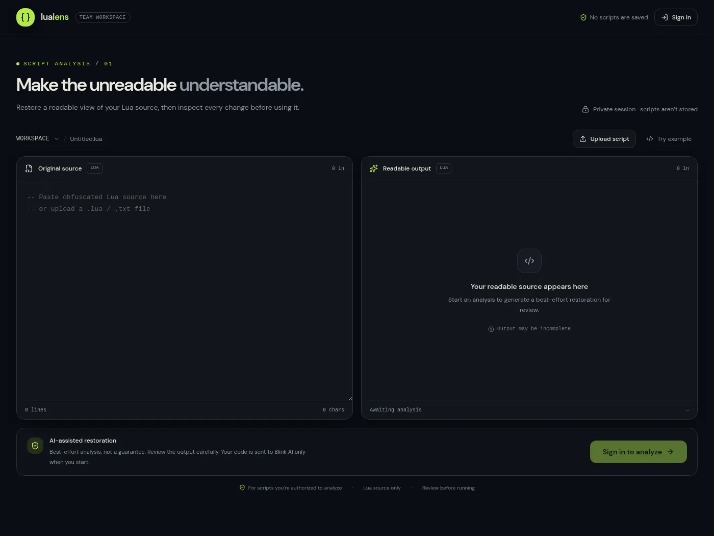 Luraph Deobfuscator Web