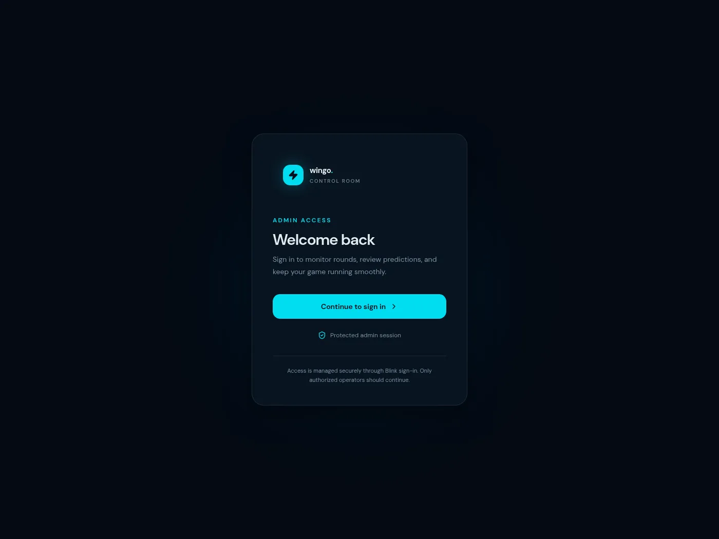 Wingo Admin Dashboard