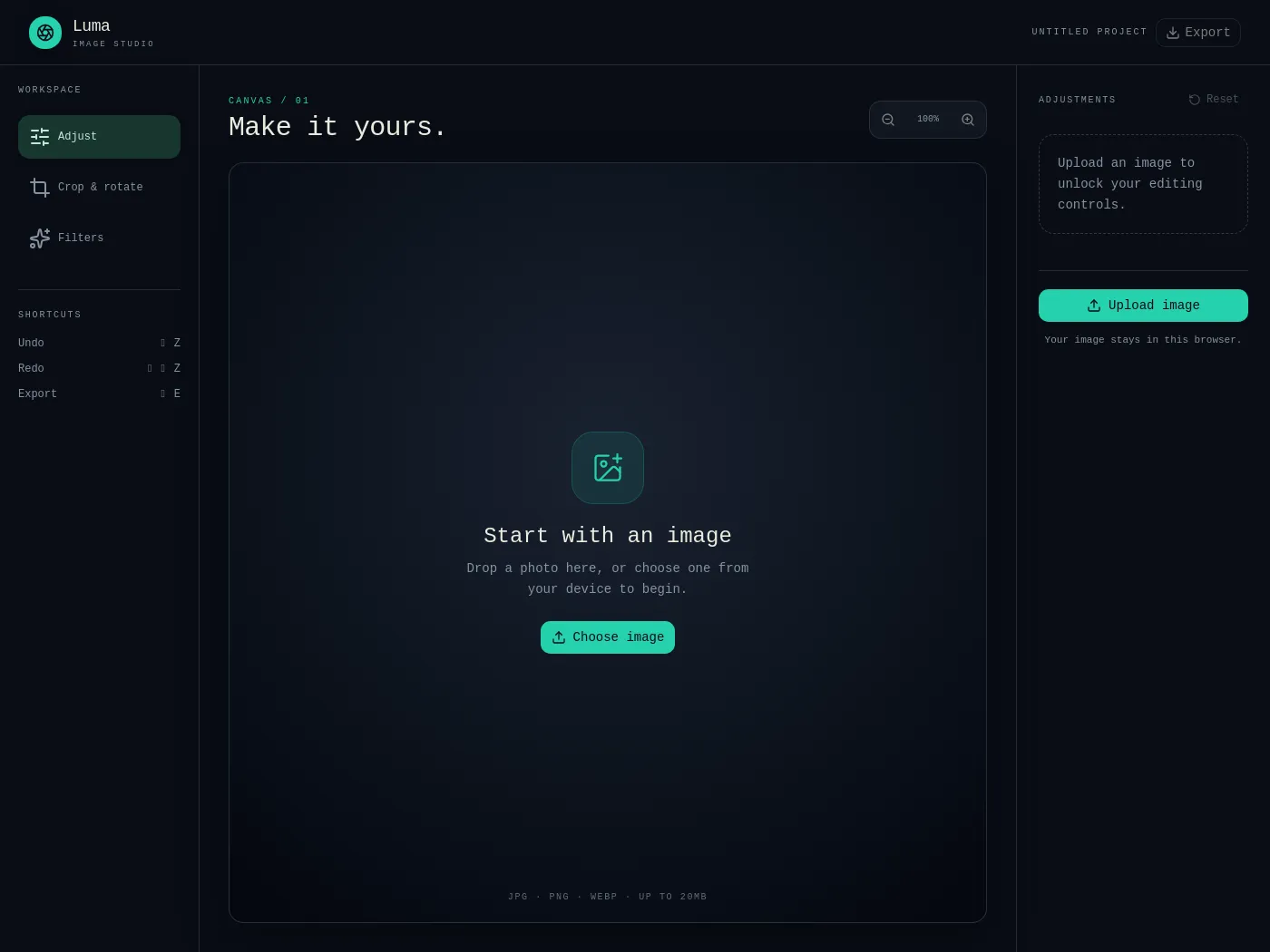 Instant Image Editor