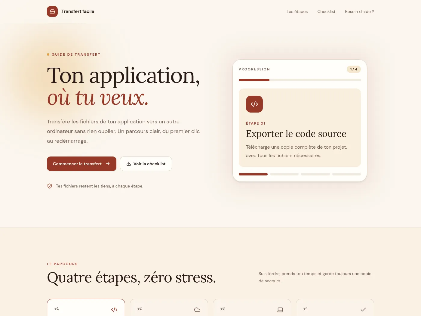 Easy App Project Transfer