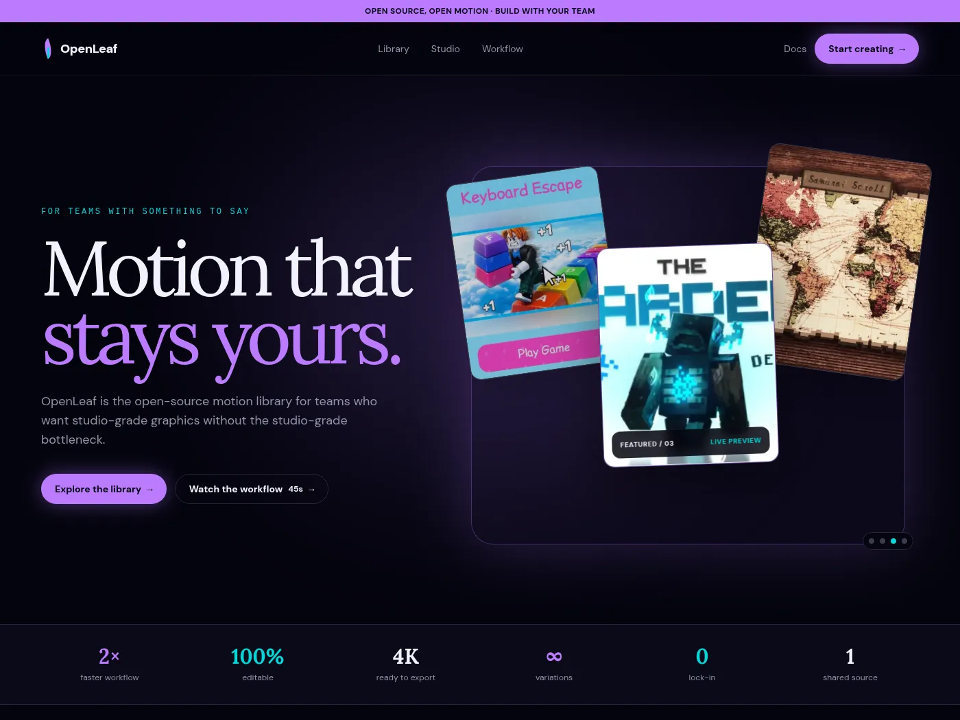 OpenLeaf AI Website
