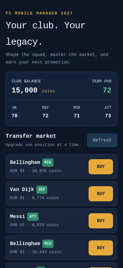 FC Mobile Manager