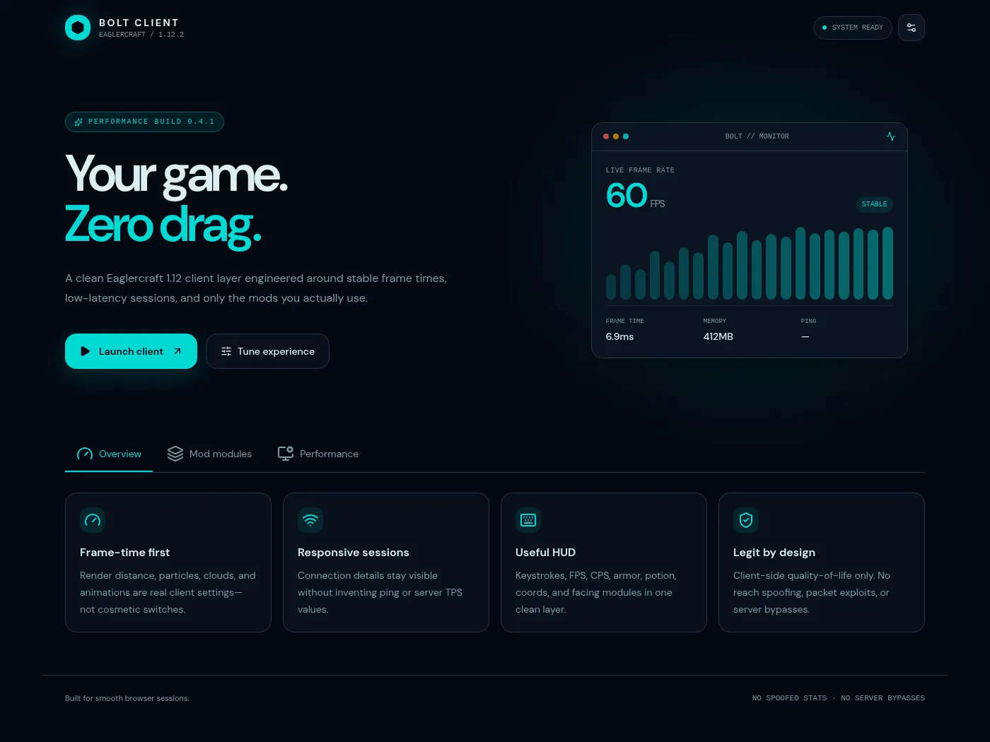 Bolt Client Eaglercraft Web