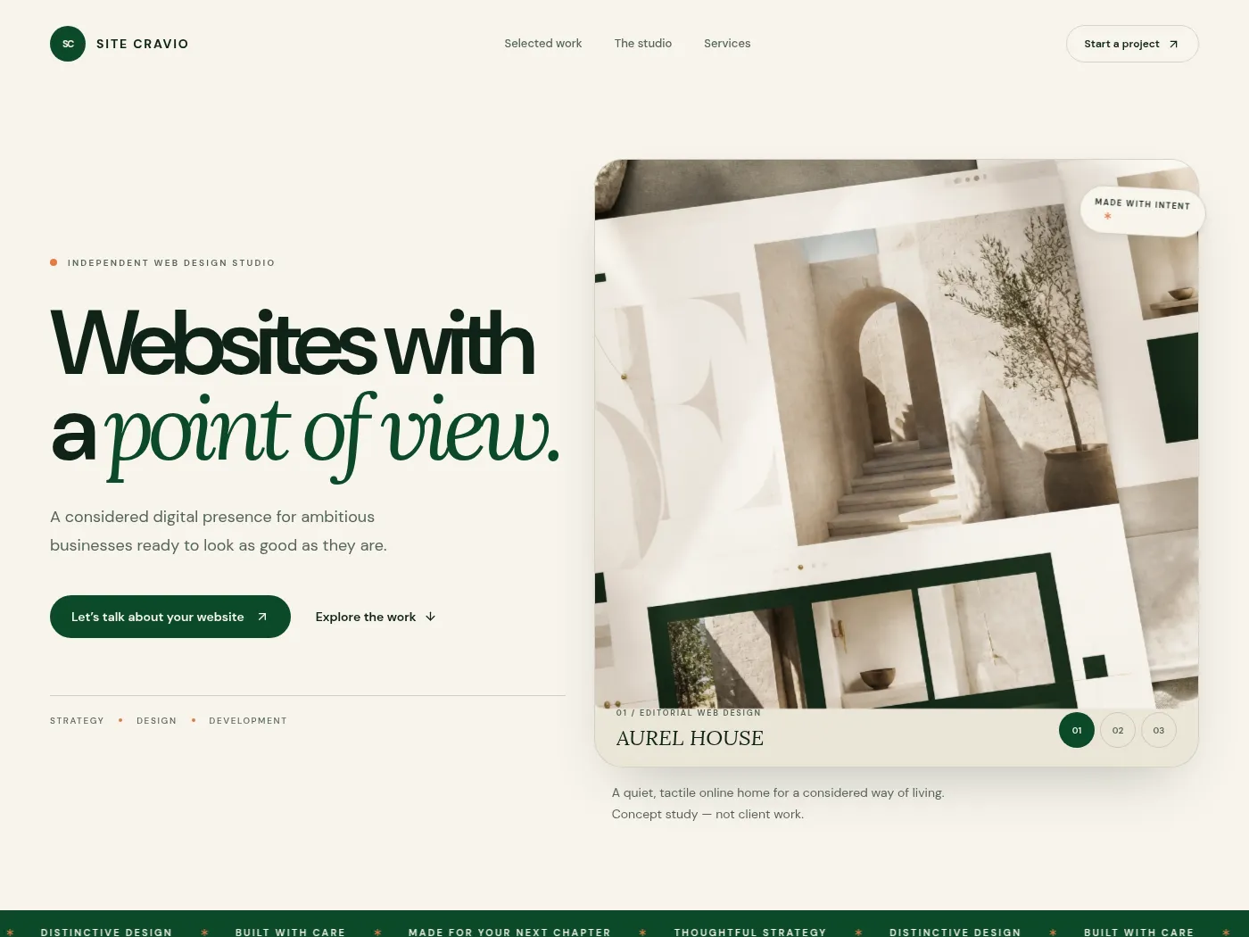 SITE CRAVIO Portfolio