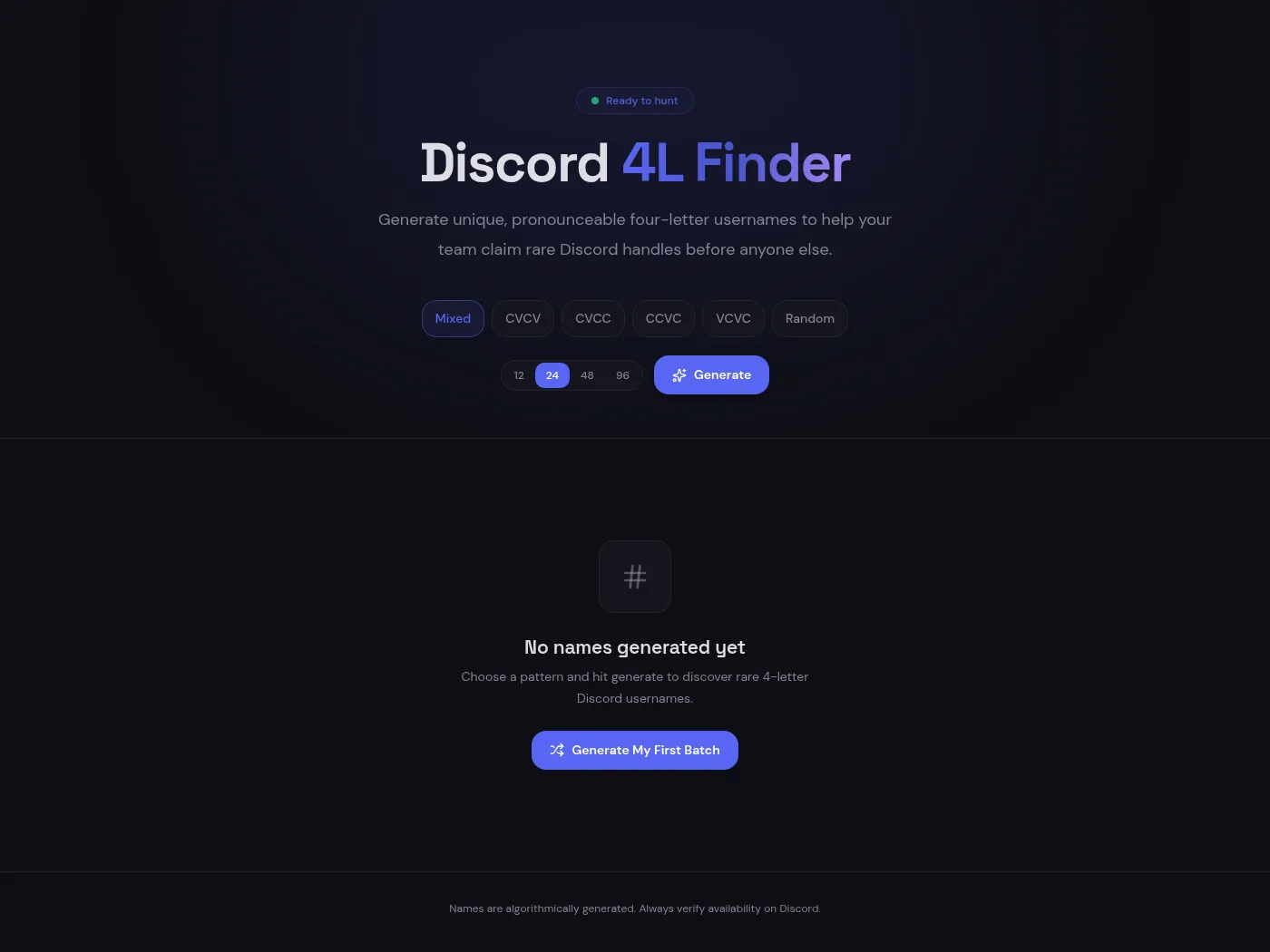 Discord 4L Finder