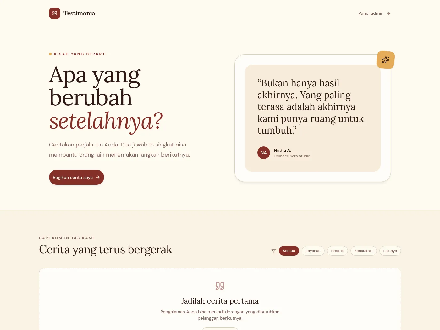 AI Testimonial Collector