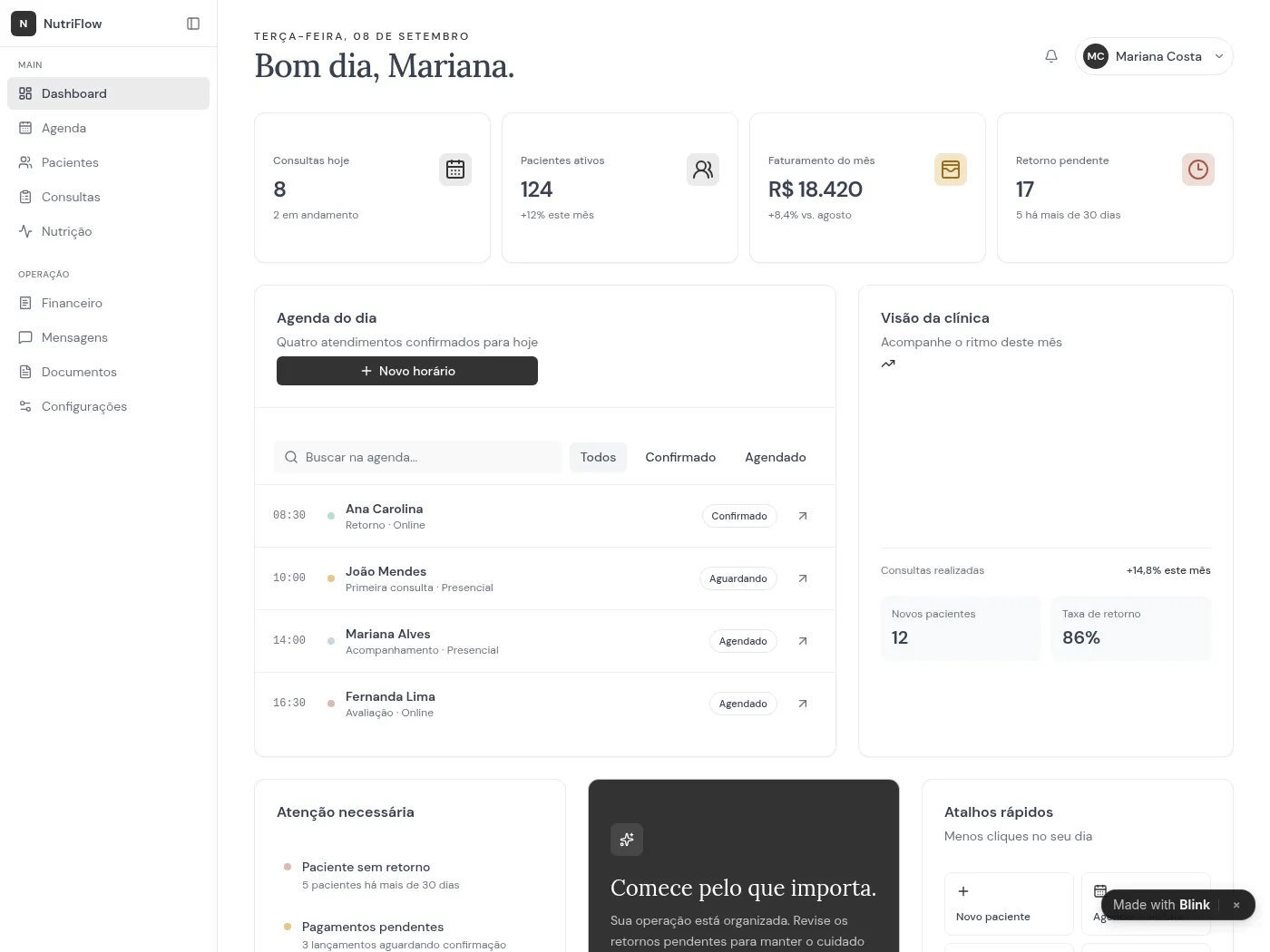 NutriFlow Pro SaaS