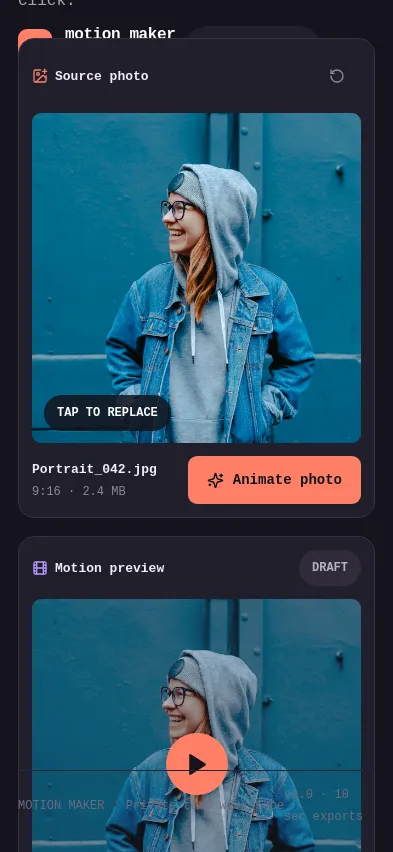AI Motion Maker