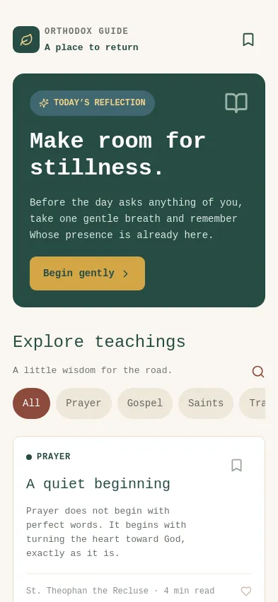 Orthodox Church Guide