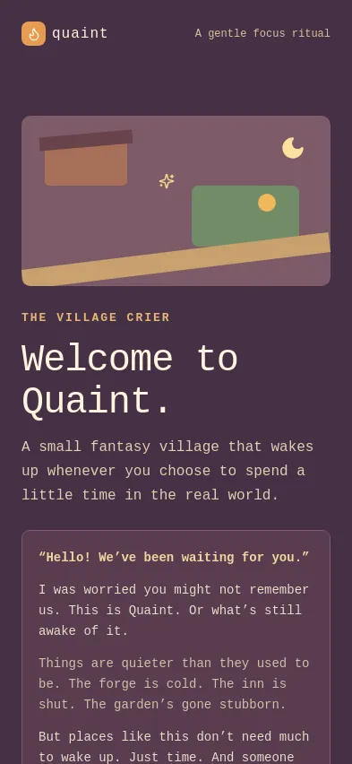 Quaint Focus Village
