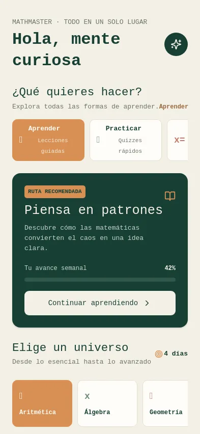 MathMaster App
