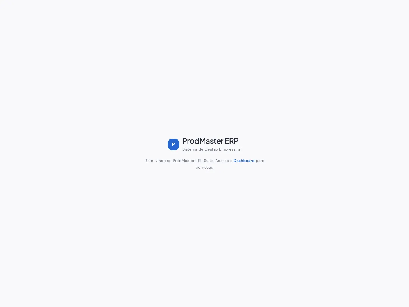 ProdMaster ERP Suite