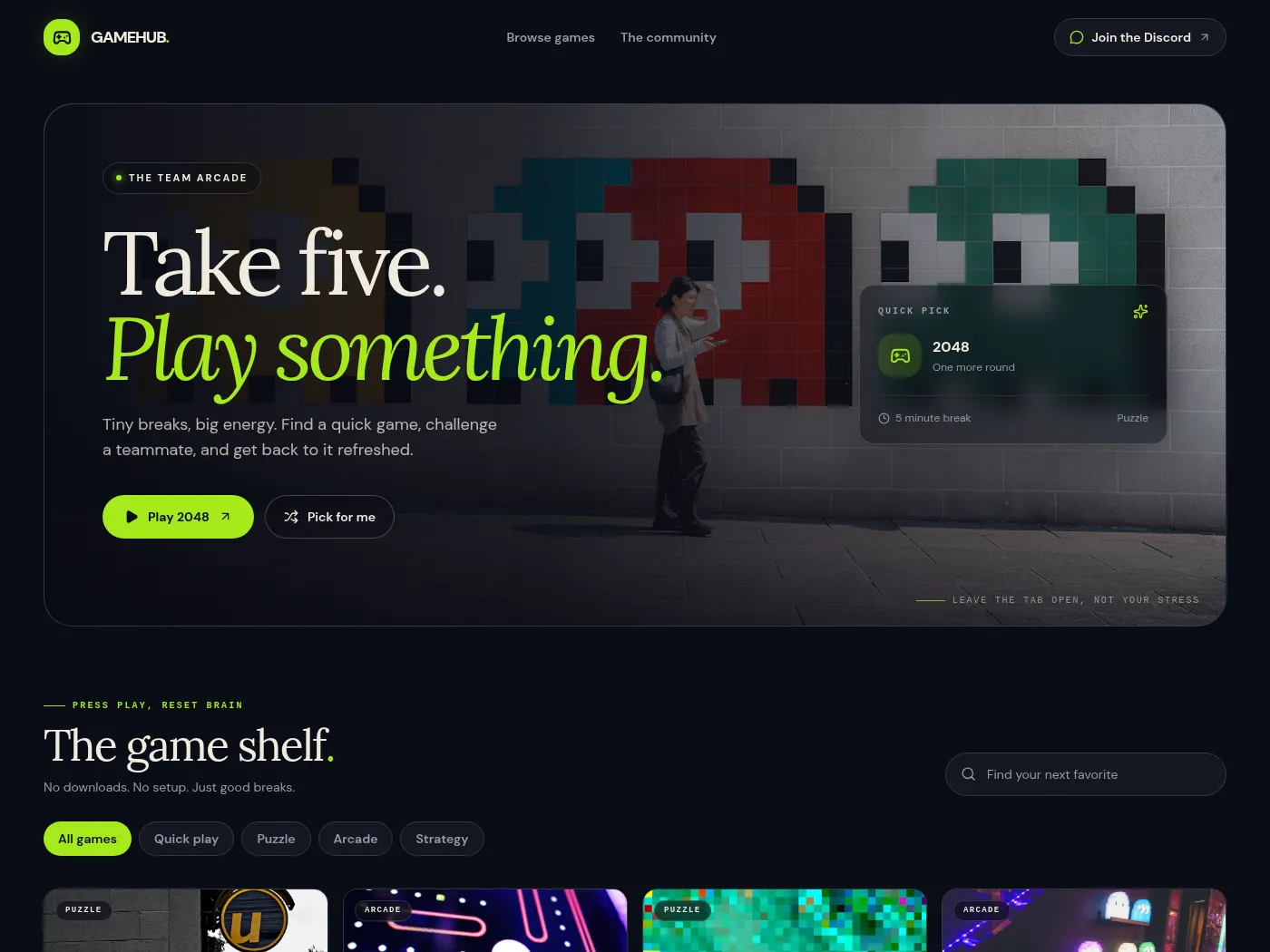 GameHub Portal