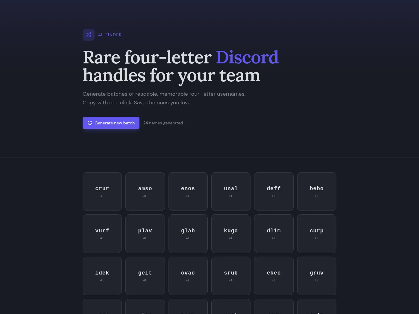 Discord 4L Finder