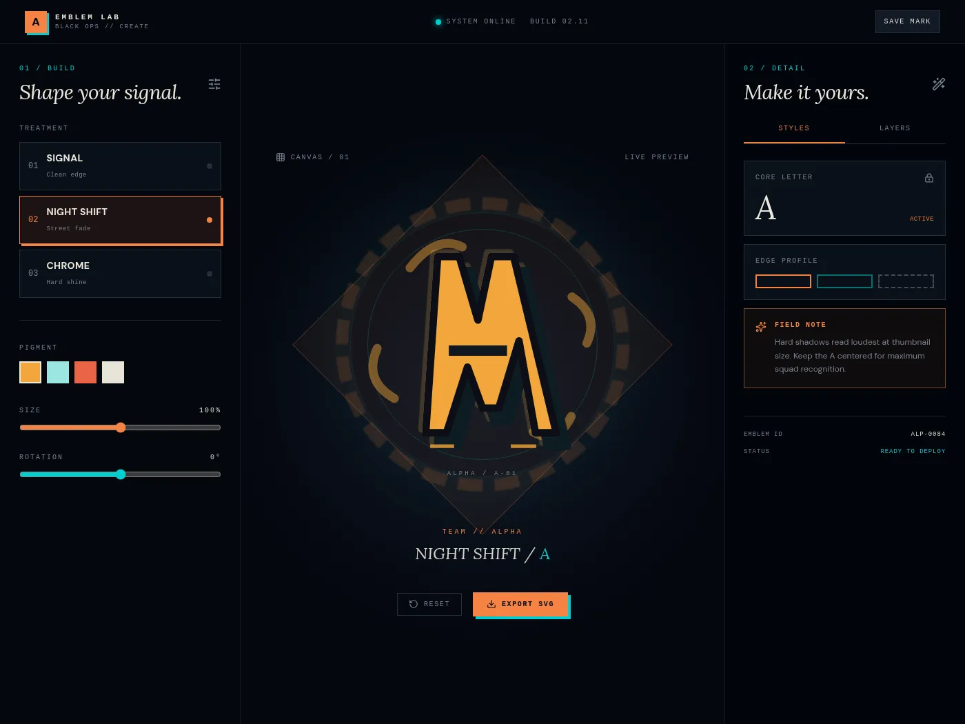 Graffiti Emblem Creator