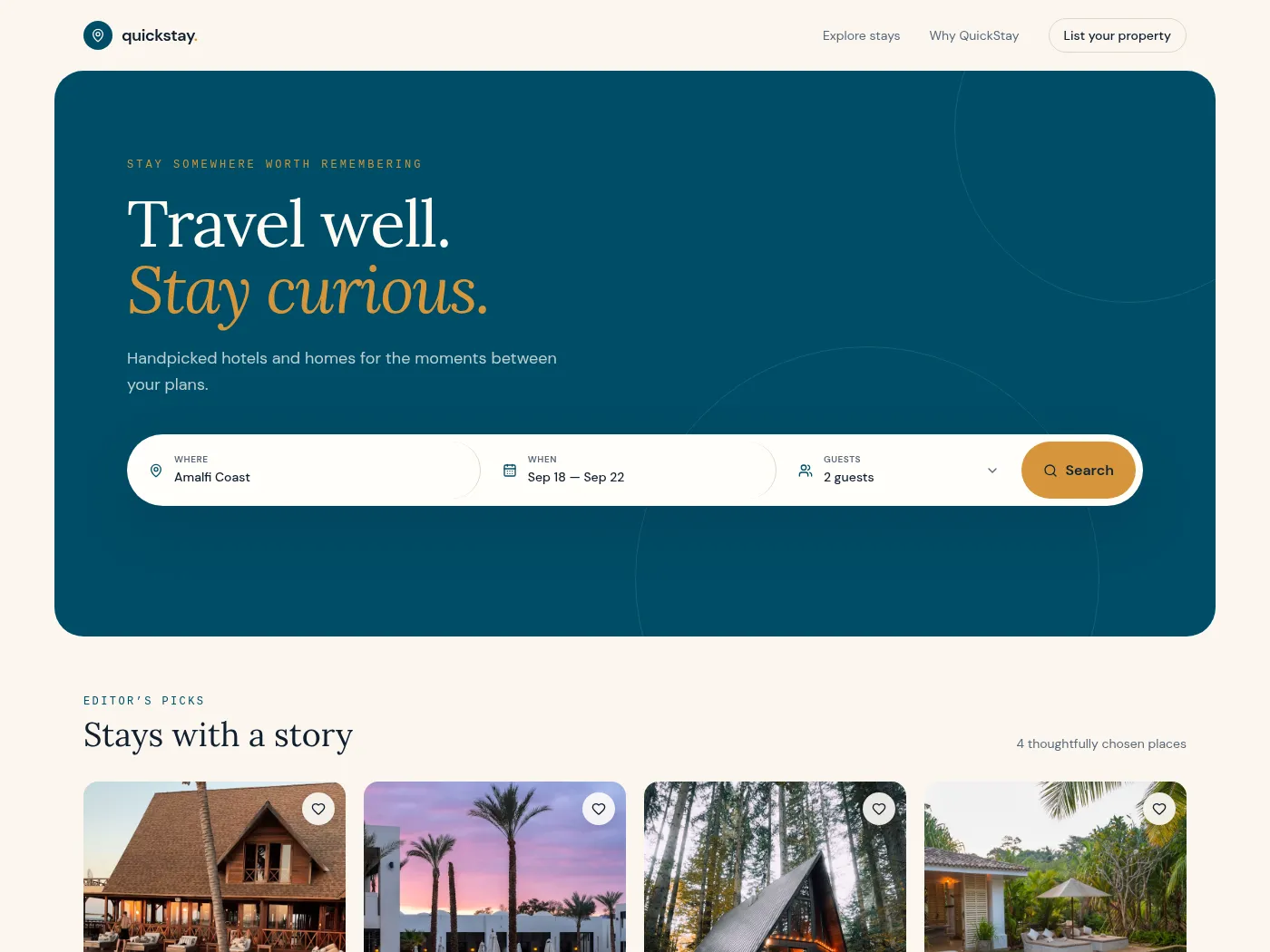 QuickStay Hotel Booking